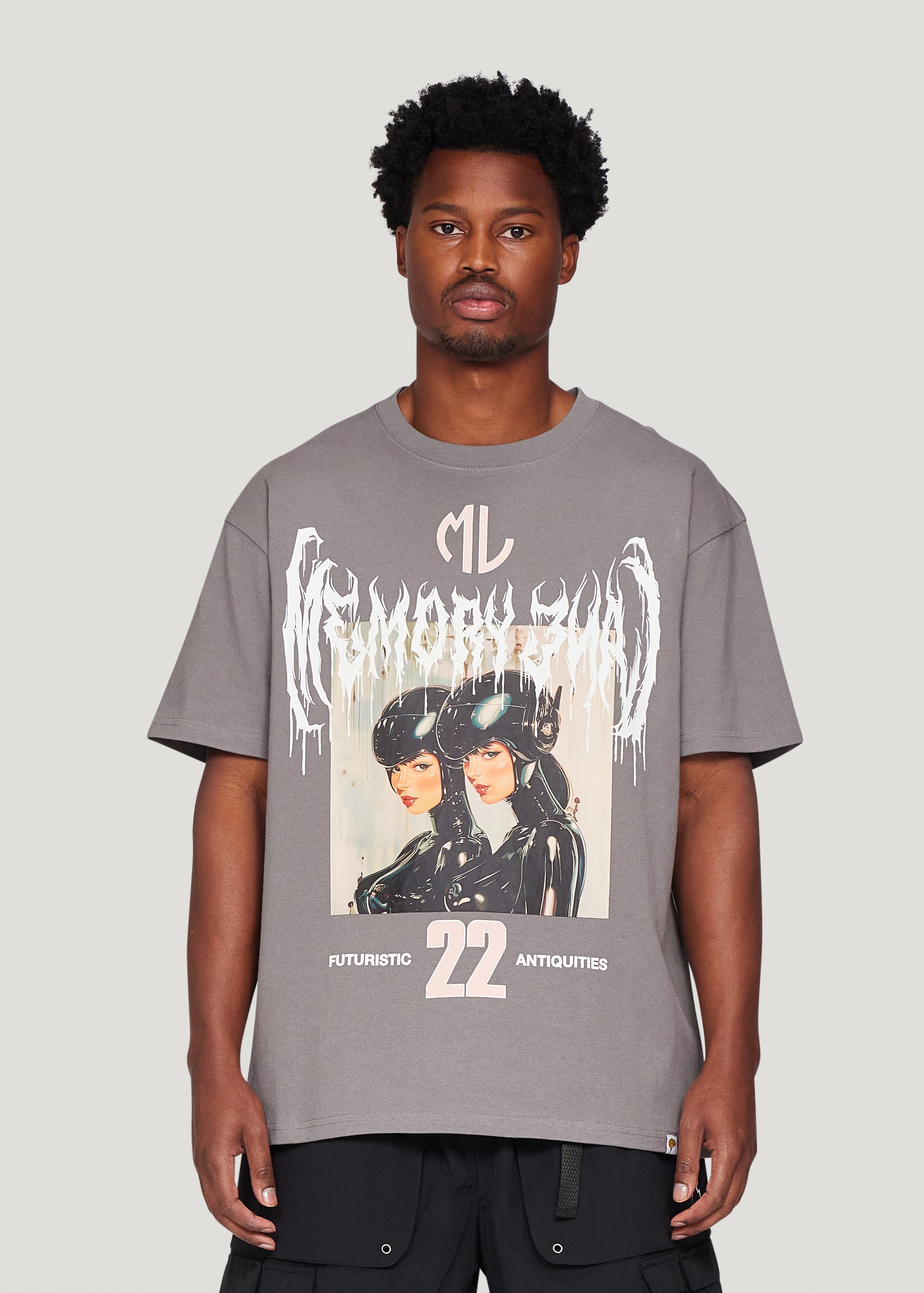 Gogo Girls Tee (Light Gray) – Memory Lane LA